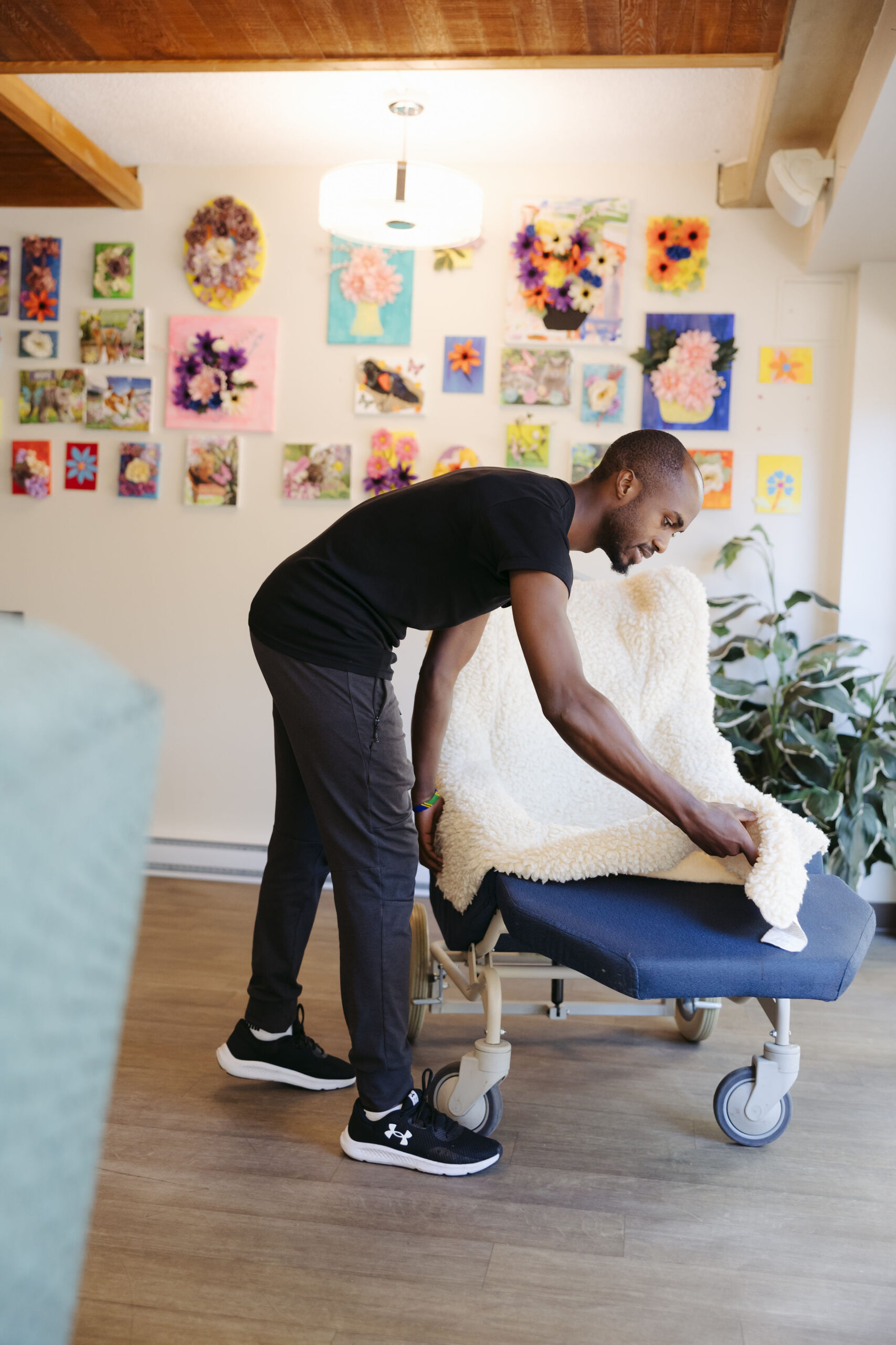 Comfort and compassion in a Carefoam chair - Broadmead Care